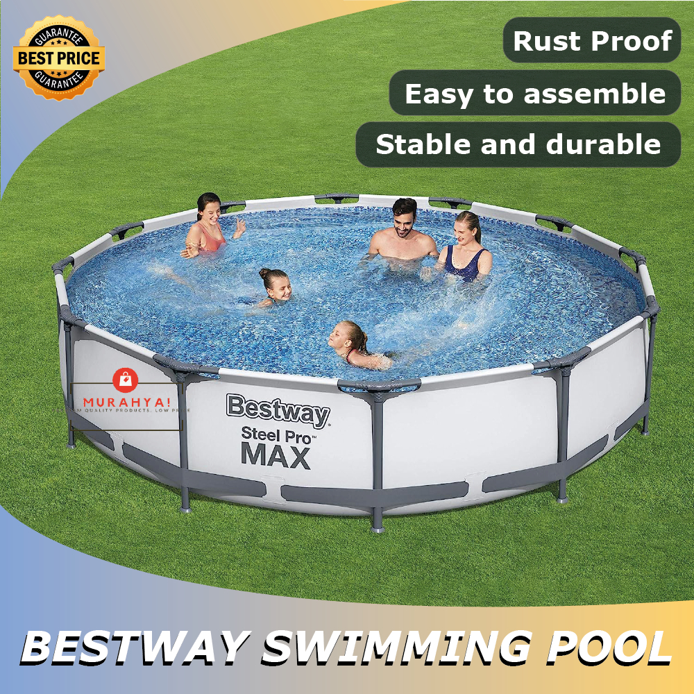 Bestway swimming pool Bestway large Kolam renang besar Bestway Kolam ...