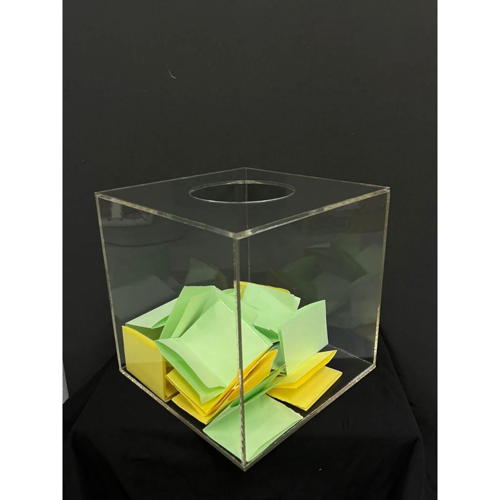 Acrylic lucky Draw Box (1unit) | Shopee Malaysia