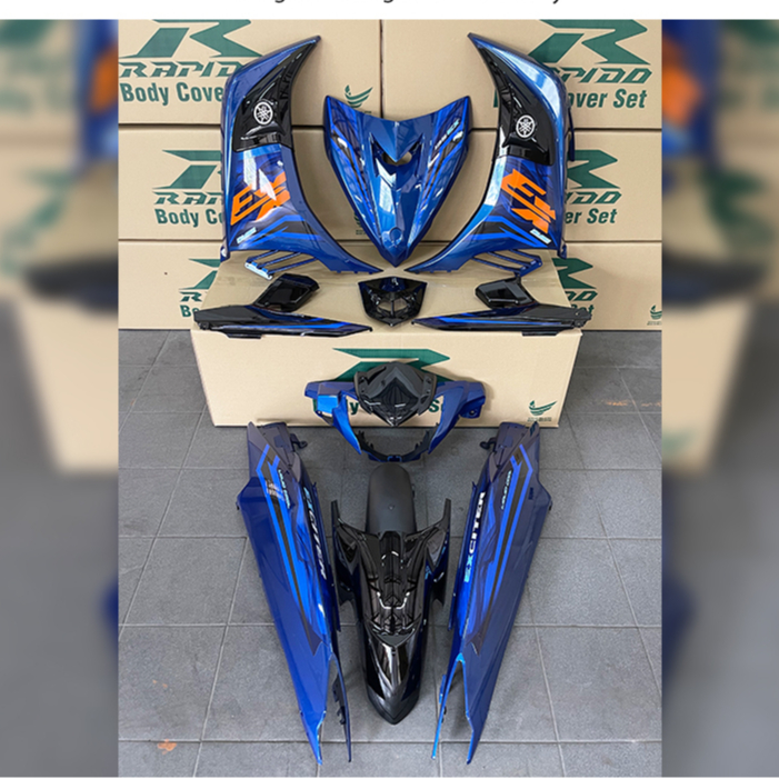 [READY STOCK] Coverset Bodyset Yamaha LC135 V4 V5 V6 V7 Exciter SE ...