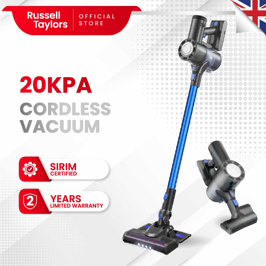Russell Taylors Cyclone Cordless Vacuum Cleaner V7X with Mop & Dust ...