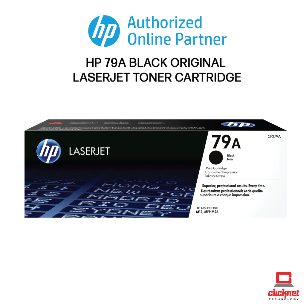 HP Original Laserjet Toner Cartridge - Black 79A | Shopee Malaysia