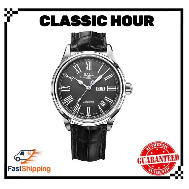 Ball Trainmaster Roman NM1058D-L4J-GY | Shopee Malaysia