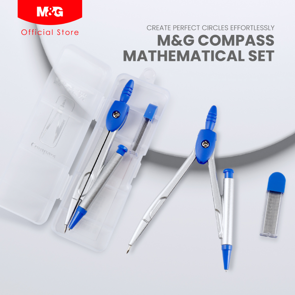 M&G Aluminum Alloy Compass Mathematical Set - High Quality Geometry ...