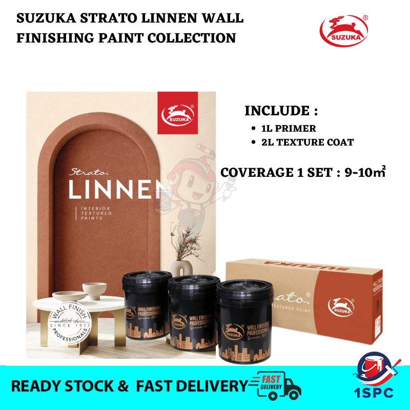 Suzuka STL Linnen Features Wall Finishing Wallpaper Paint Collection ...