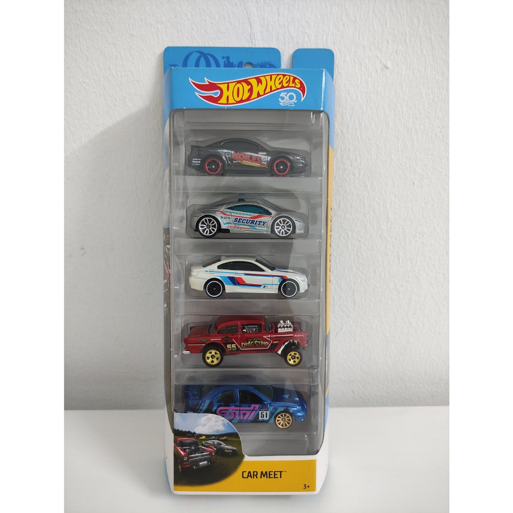 Hot Wheels Car Meet 5 pack 2018 - Chevy Bel Air Gasser, Subaru Impreza ...