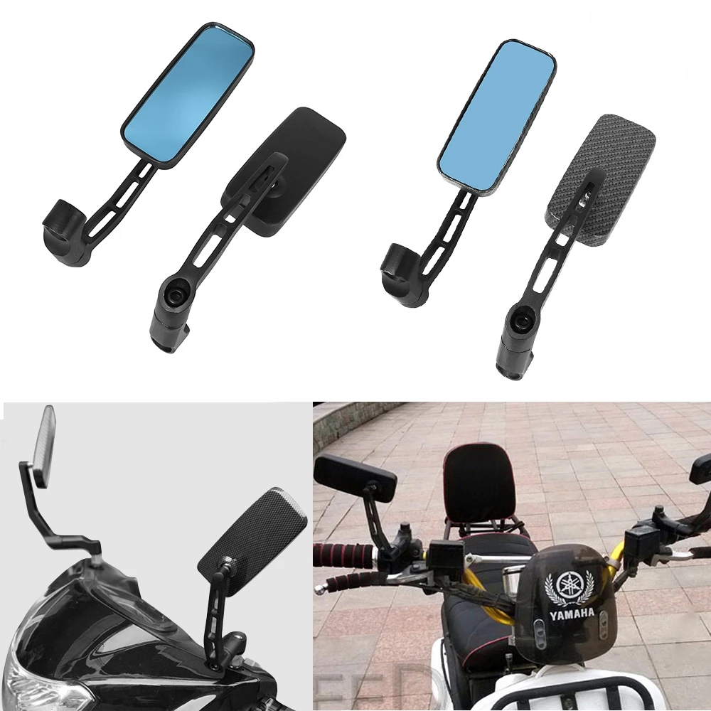 Universal Side Mirror Rear View Mirrors Motorcycle Mirror Alloy CNC ...