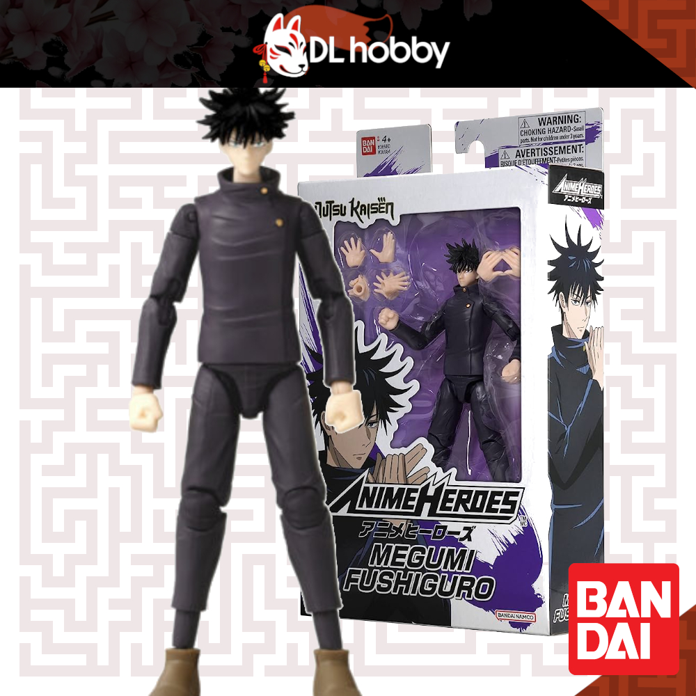 Jujutsu Kaisen Megumi Fushiguro Anime Heroes Action Figure Official ...