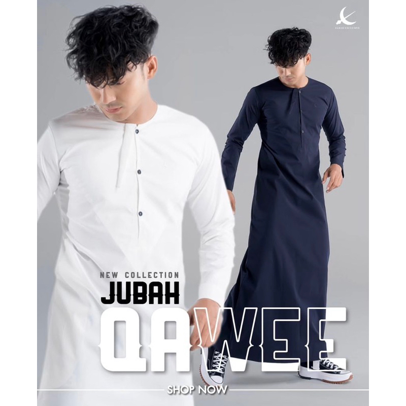 JUBAH QAWEE by Elrah : 1 (REGULAR FIT) | Shopee Malaysia