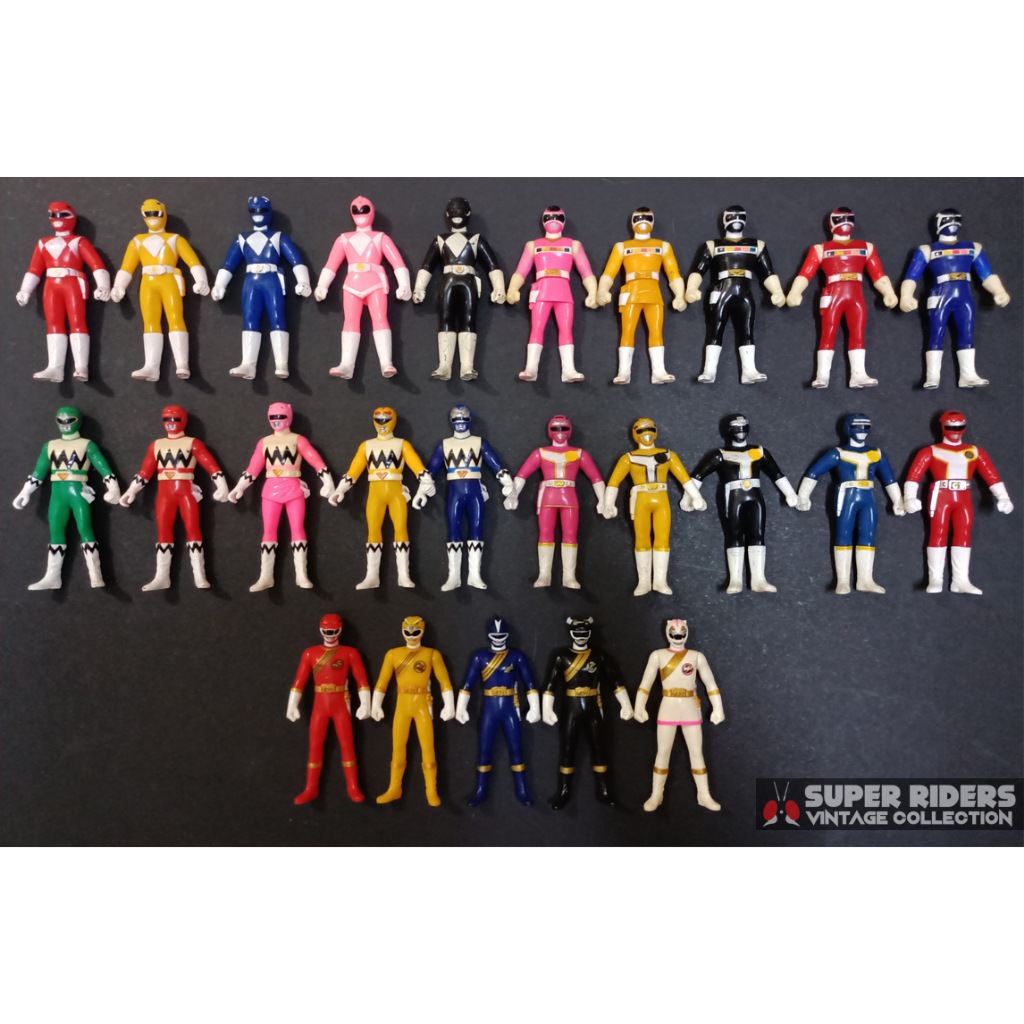 Bandai Vintage Super Sentai Power Rangers Complete Set Sofubi ...