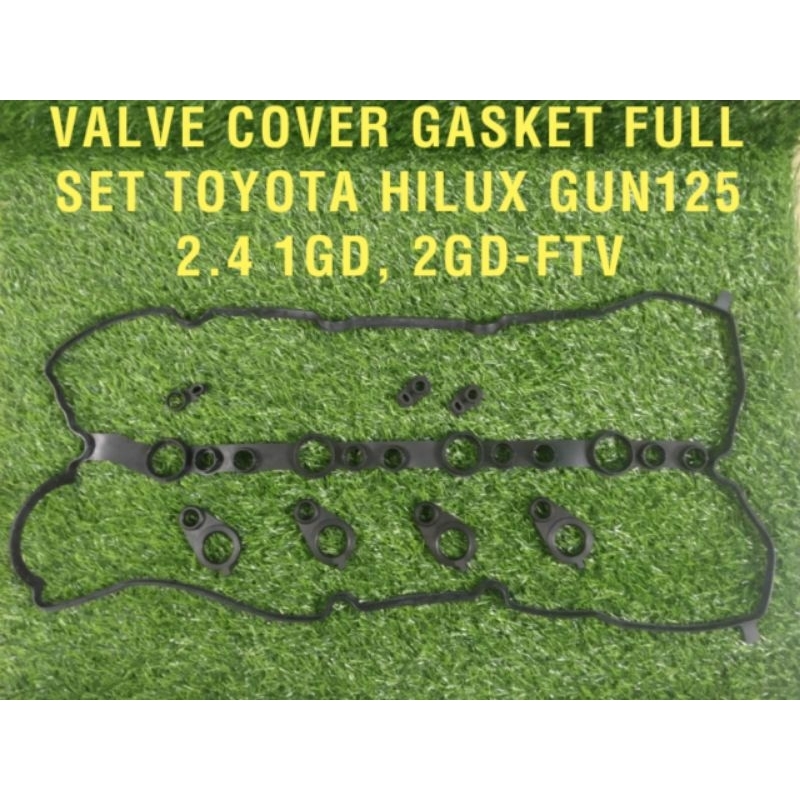 VALVE COVER GASKET FULL SET TOYOTA REVO GUN125 2.4, FORTUNER GUN155 2.4 ...