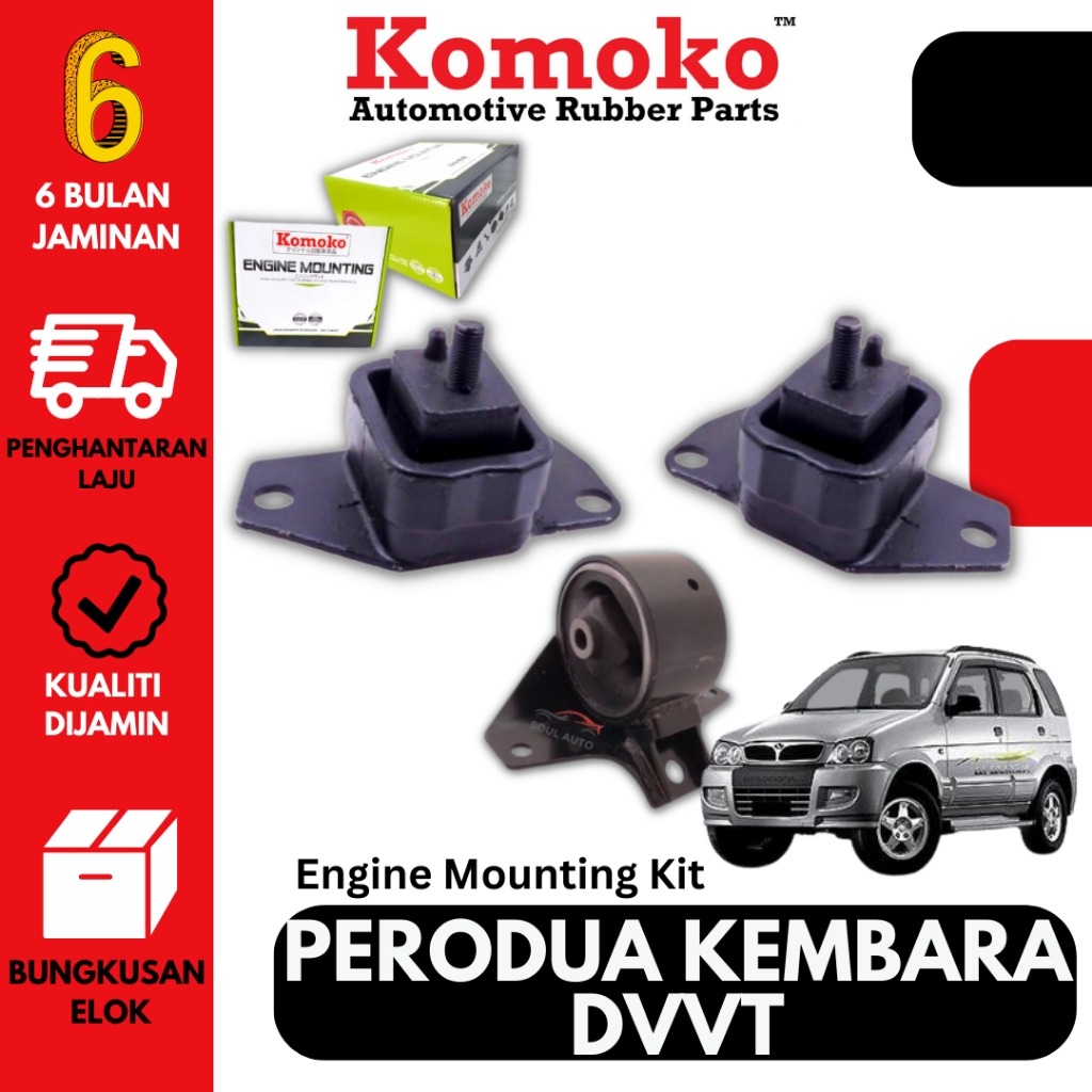 Perodua Kembara DVVT KOMOKO Engine Mounting Kit | Shopee Malaysia