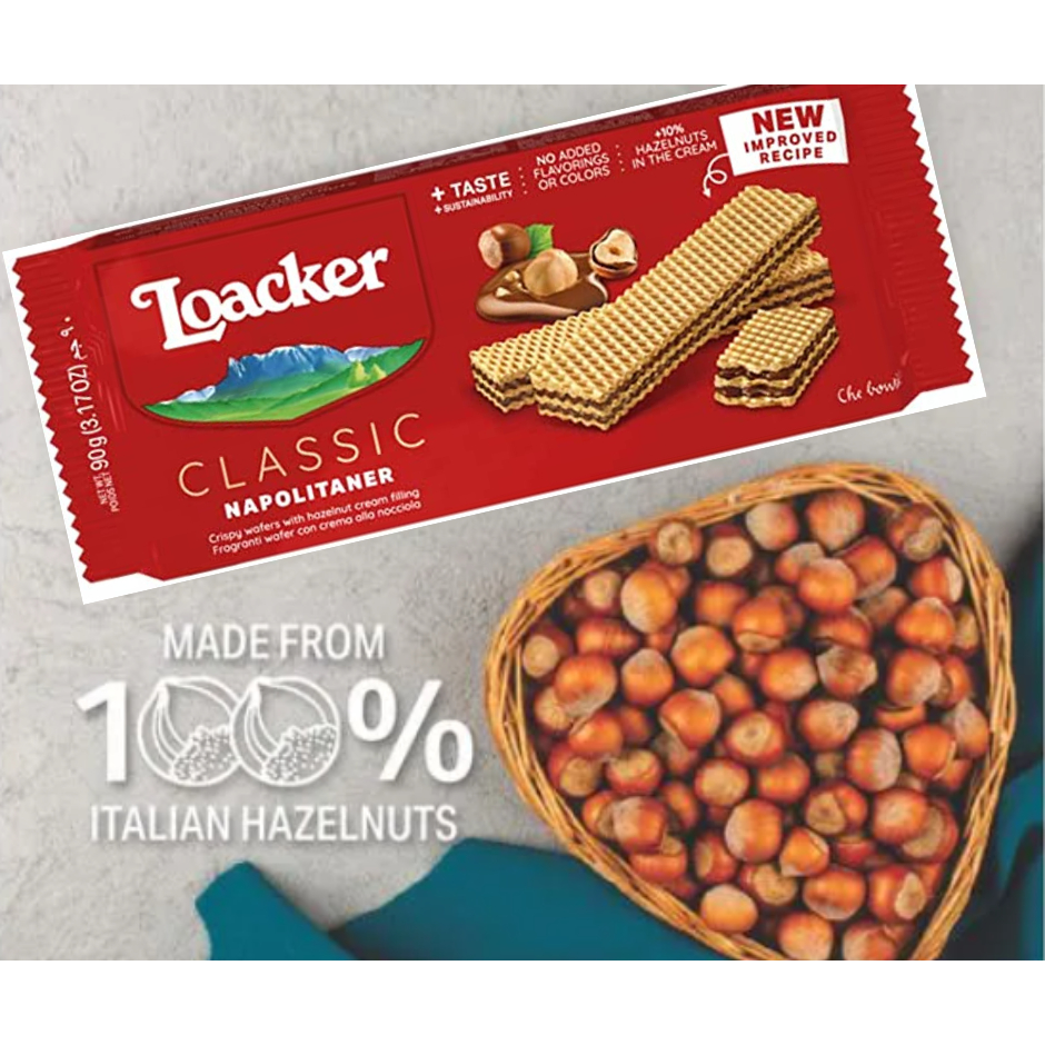 Loacker Crispy Wafer (90g) - Assorted | Shopee Malaysia