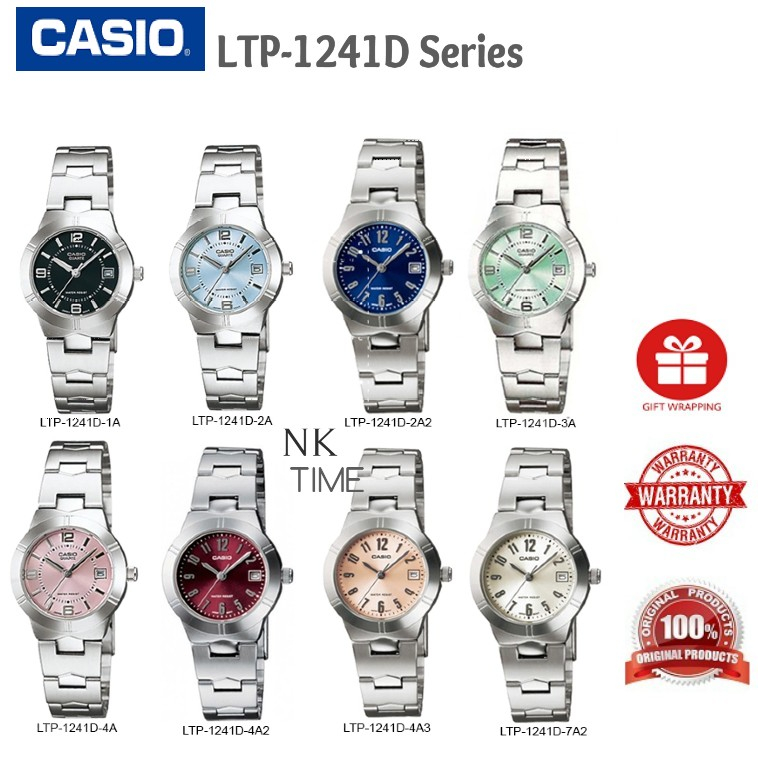 Casio LTP-1241D Series Ladies Analog Watch | Shopee Malaysia
