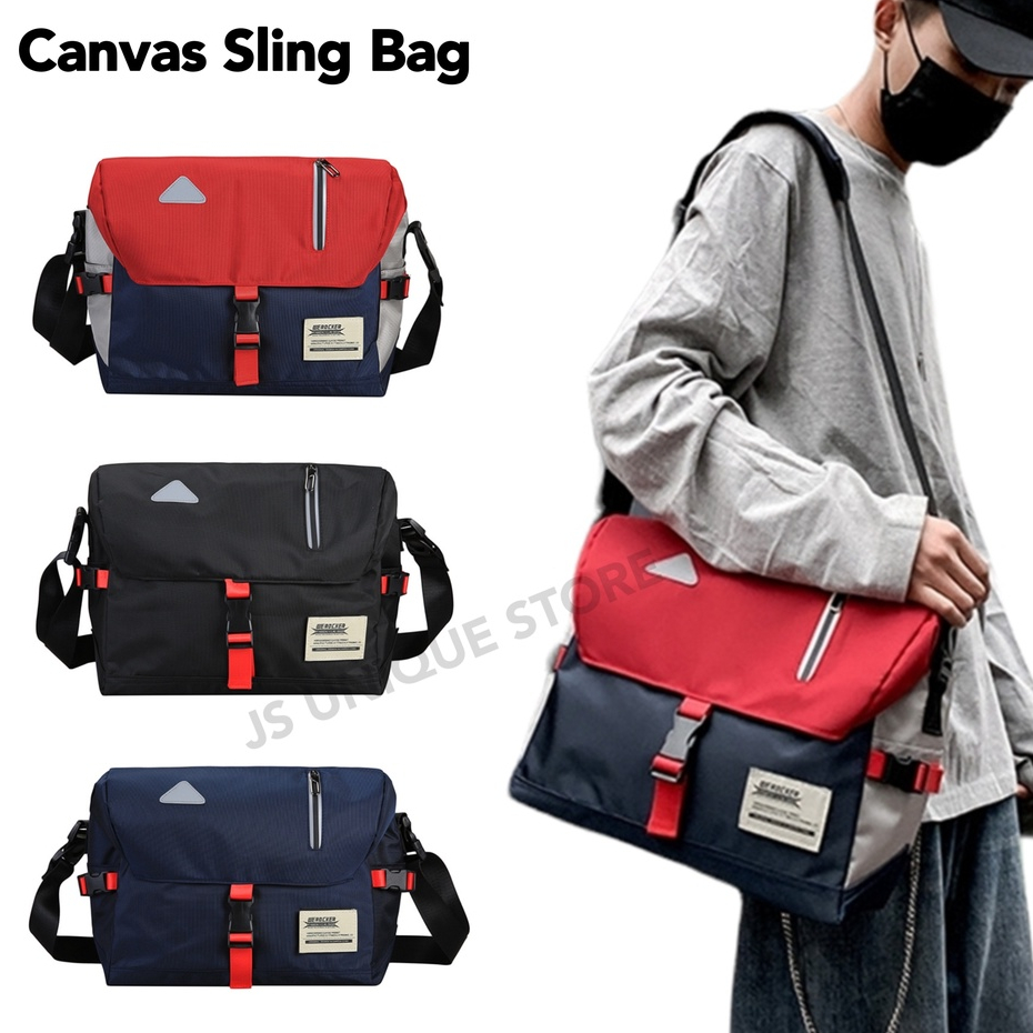 Beg Sandang Lelaki Bag Men Sling Bag New Plain Design Crossbody Bag Men ...
