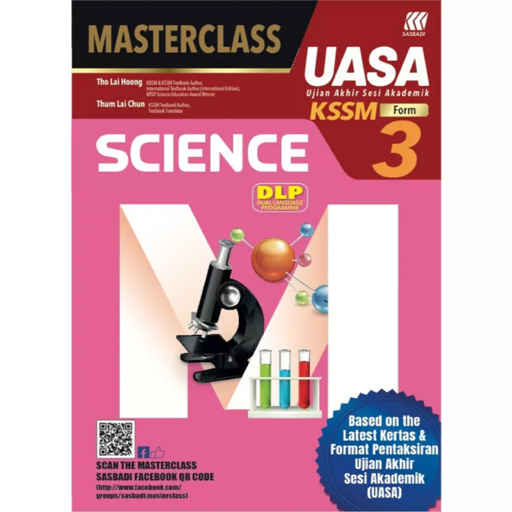 【Sasbadi】Masterclass UASA Tingkatan 3 KSSM 2023 — Buku Rujukan ...