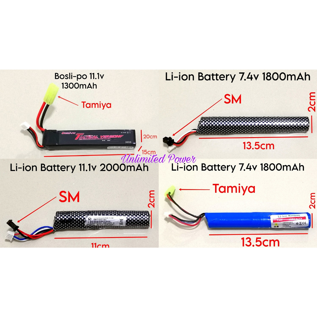 7v 11v battery bosli-po 11.1v lipo battery 11.1v Li-ion Battery tamiya ...
