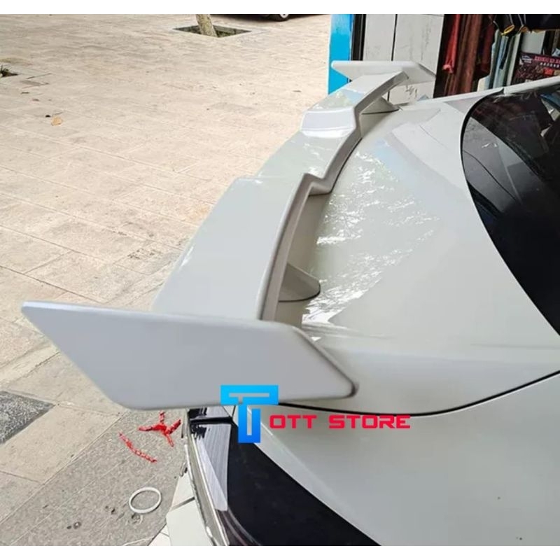 ABS Plastic GT WING V1 Rear Trunk Spoiler Car Tail Wing Trim Body Kit ...