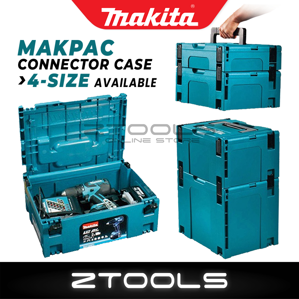 Makita Makpac Connector Case | Stackable Carrying Toolbox L-Boxx ...
