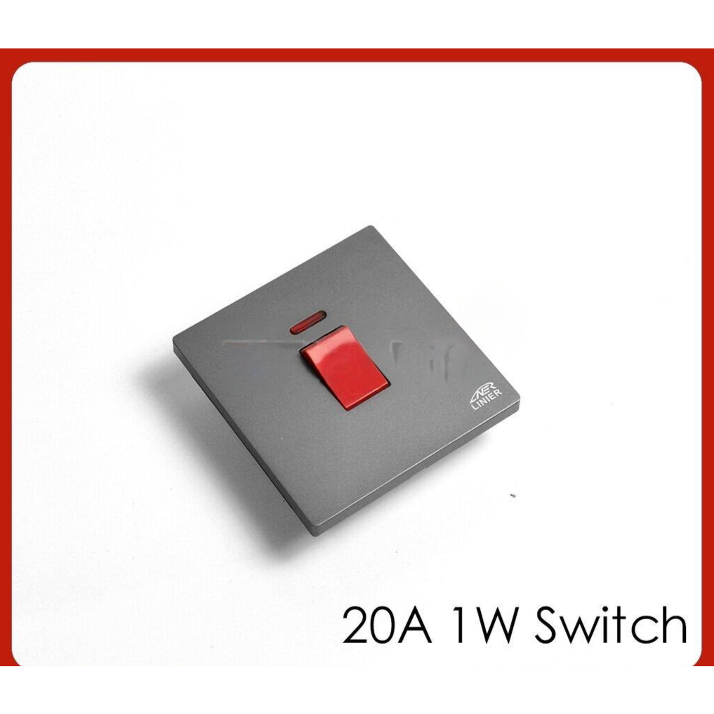 (SIRIM)【LINIER ULTRA SLIM】 Switch Socket Modern Wall Switches SPACE ...