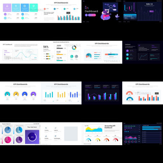 KPI Dashboards Infographics PowerPoint Presentation Template | Easy ...