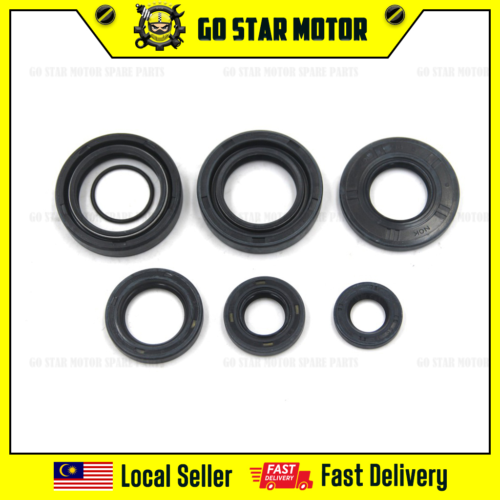 YAMAHA RXS115 RXS / RXZ MILI CAT RXZ135 OIL SEAL SET / OIL SEAL ENGINE COMPLETE SET NOK - UP ...
