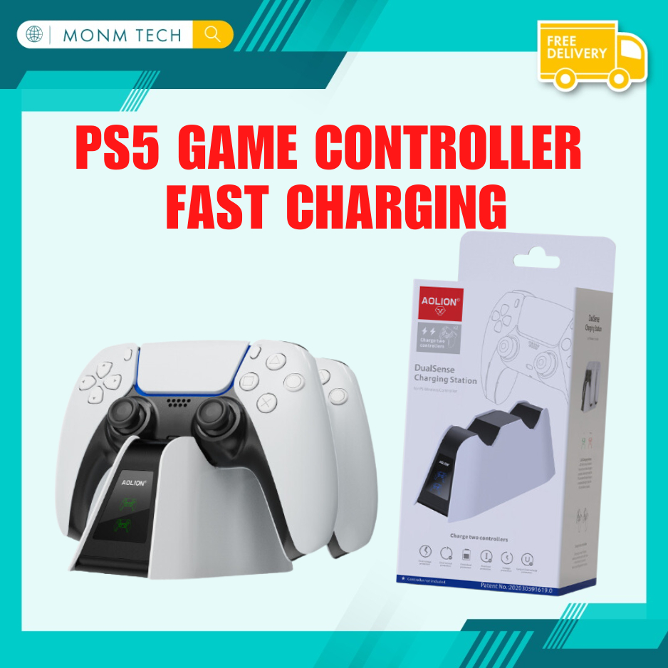 PS5 Game Controller Fast Charging base PS5 controller charger Type-C ...