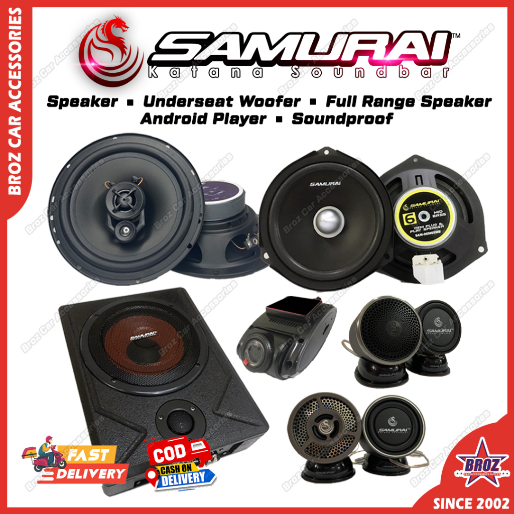 FULL SERIES 】SAMURAI KATANA Series Product Car Audio 6.5' Speaker 6 x 9 Speaker 2 Channel ...