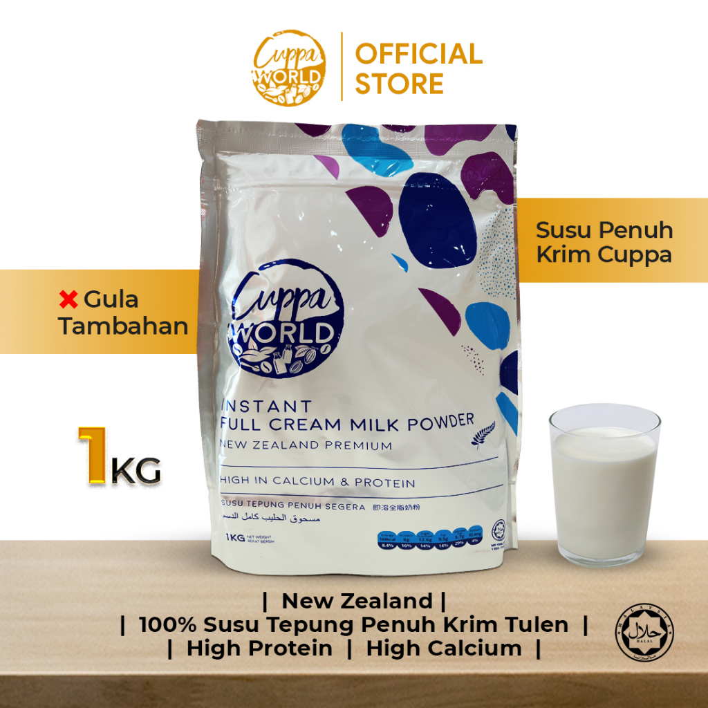 Cuppa Instant Full Cream Milk Powder 1kg | Shopee Malaysia