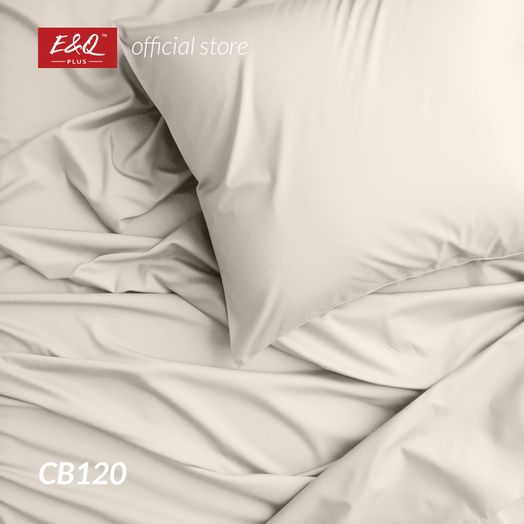 E&Q Cadar Fitted Bedsheet Getah | Warna Solid N-Series | Sarung Tilam ...