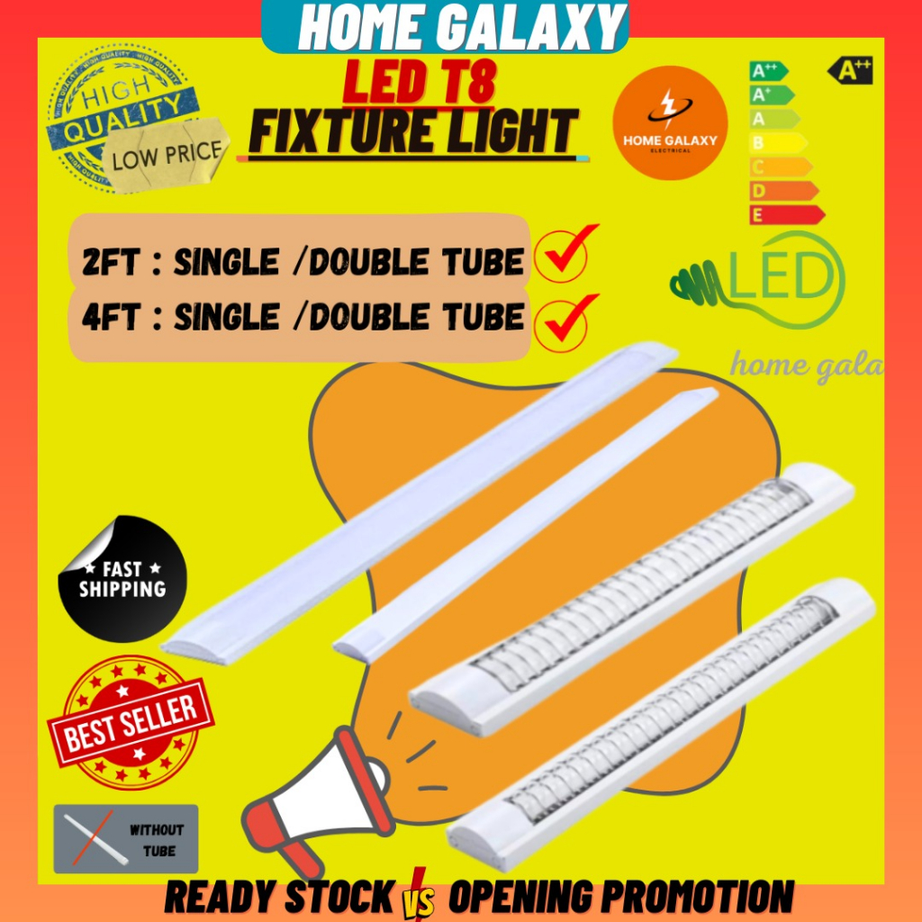 🔥HOT🔥LED T8 Louver Fitting T8 Fitting Single Circuit Double Circuit ...