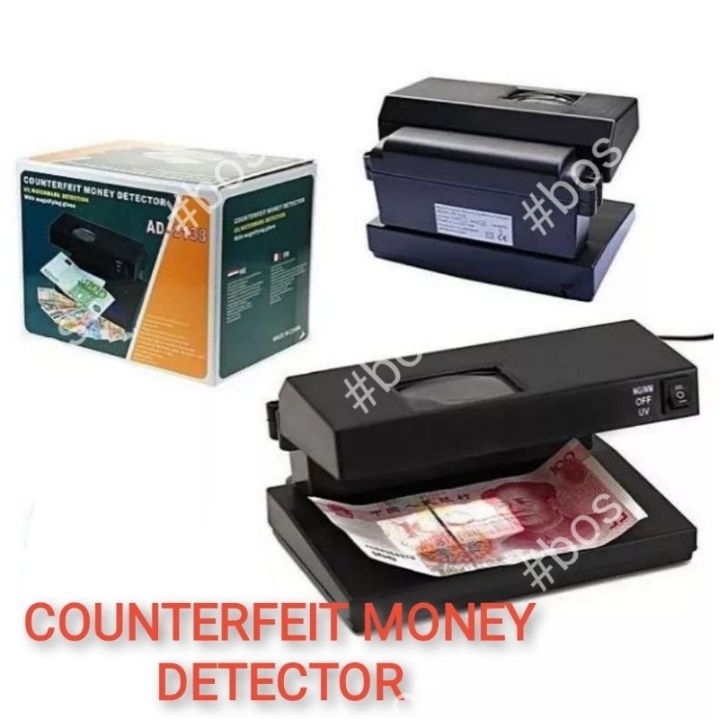 Money Detector UV Light Bank Note Detector Fake Money Counterfeit ...