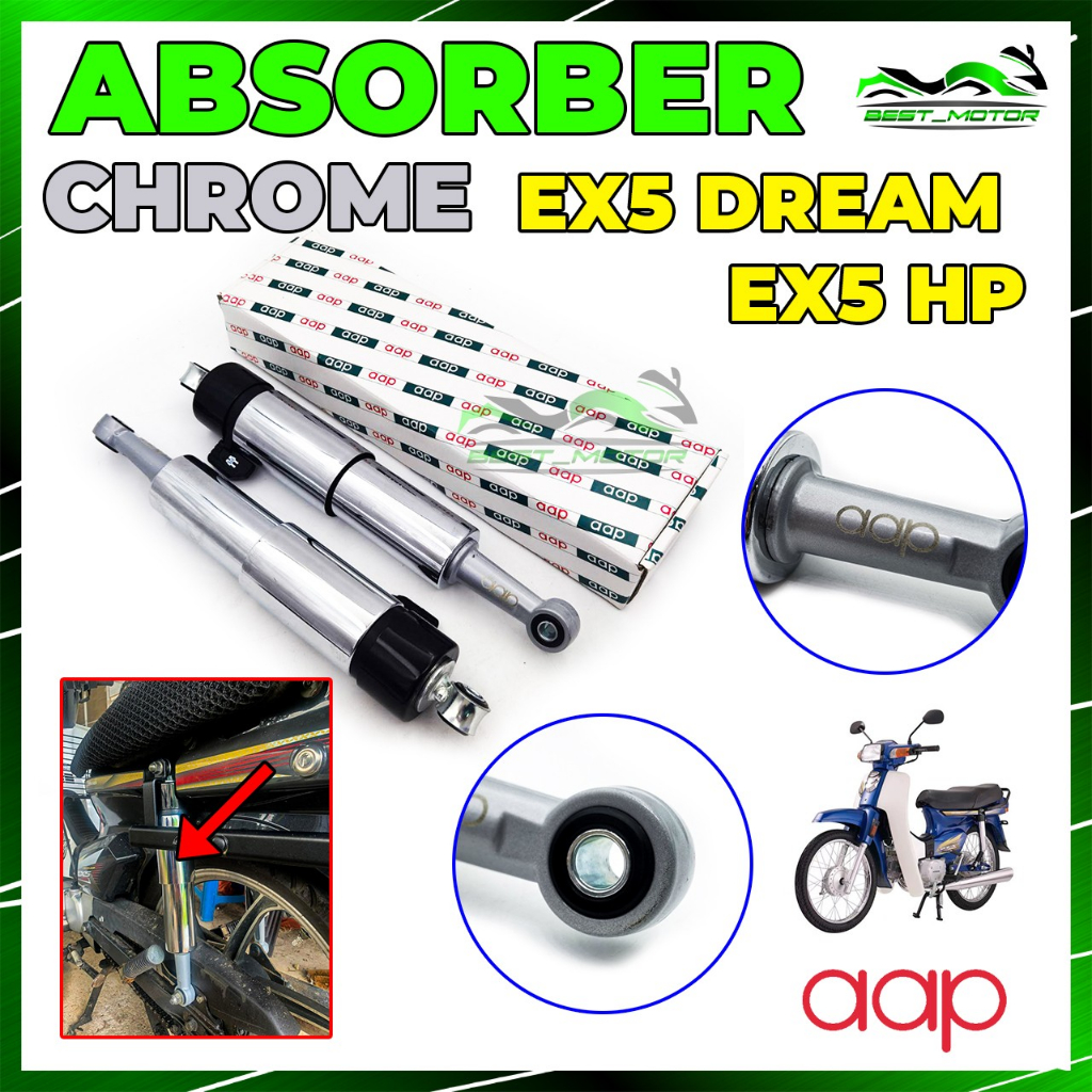 ABSORBER AAP HONDA EX5 DREAM / EX5 HI POWER / EX5 HP HEAVY DUTY [ 1 SET ...