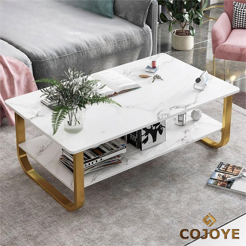Square Marble Pattern Dining Coffee Table Sofa Corner Table Book ...