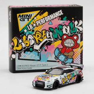 Mini GT #244 LBWK LB★WORKS Nissan GT-R R35 Type 2 Rear Wing ver 3 "LBWK ...