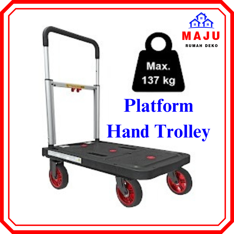 MAJU High Quality 150kg Foldable Platform Hand Truck Trolley Kerusi ...