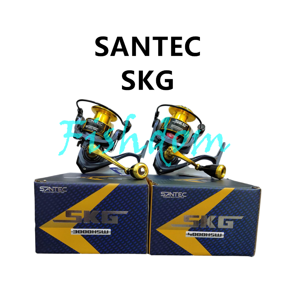 FISHDOM SANTEC SKG SPINNING REEL | Shopee Malaysia