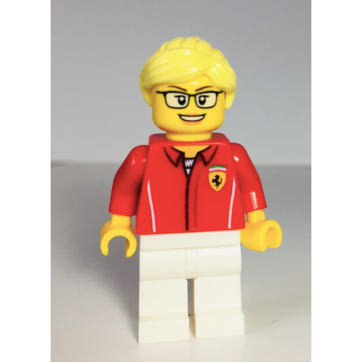 Lego Minifigures Speed Champion sc049 Ferrari Engineer Female | Shopee ...