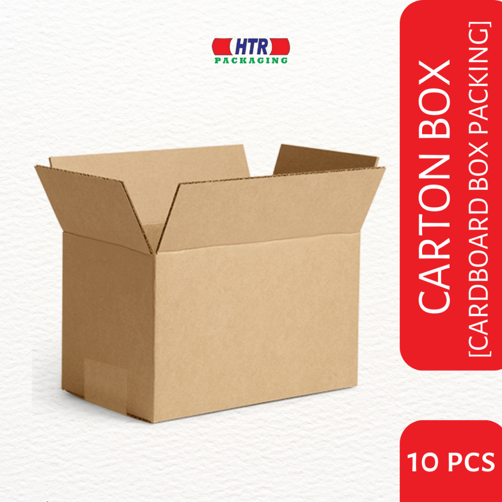 10 PCS CARTON BOX Cardboard Box (Packaging Box, Kotak Barang, Kotak ...