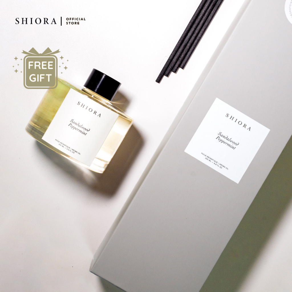 Shiora Sandalwood Peppermint Reed Diffuser | Aromatherapy Series ...