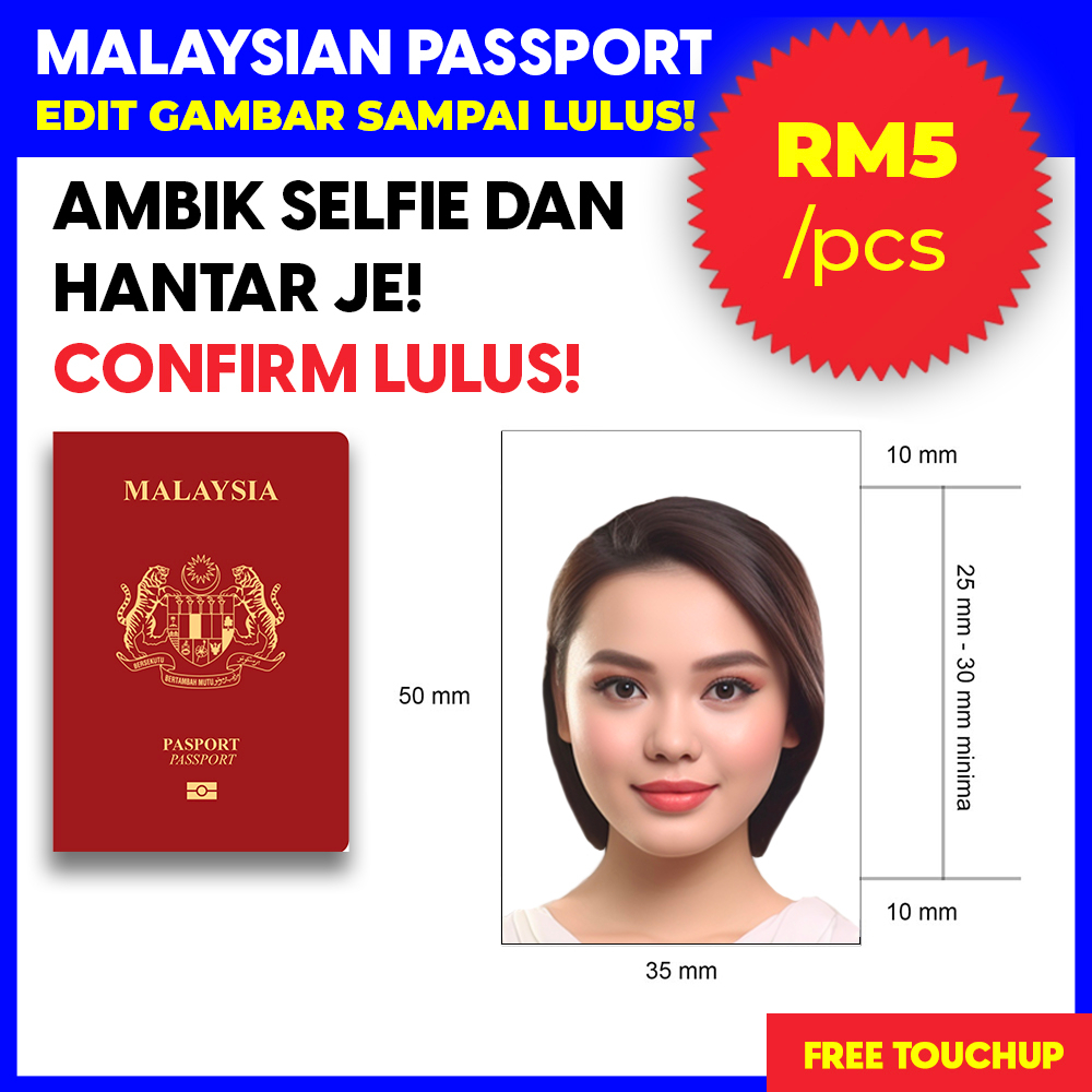 Edit Gambar Passport Sampai Lulus Passport Editing Service Softcopy 8492