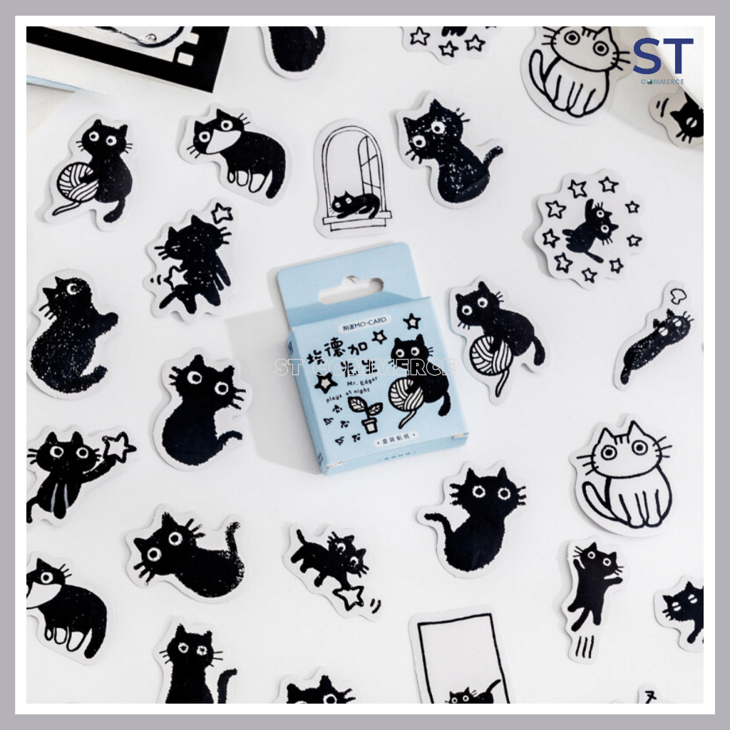 45 PCS/PACK INS Creative Mini Boxed Stickers Deco Stickers DIY ...