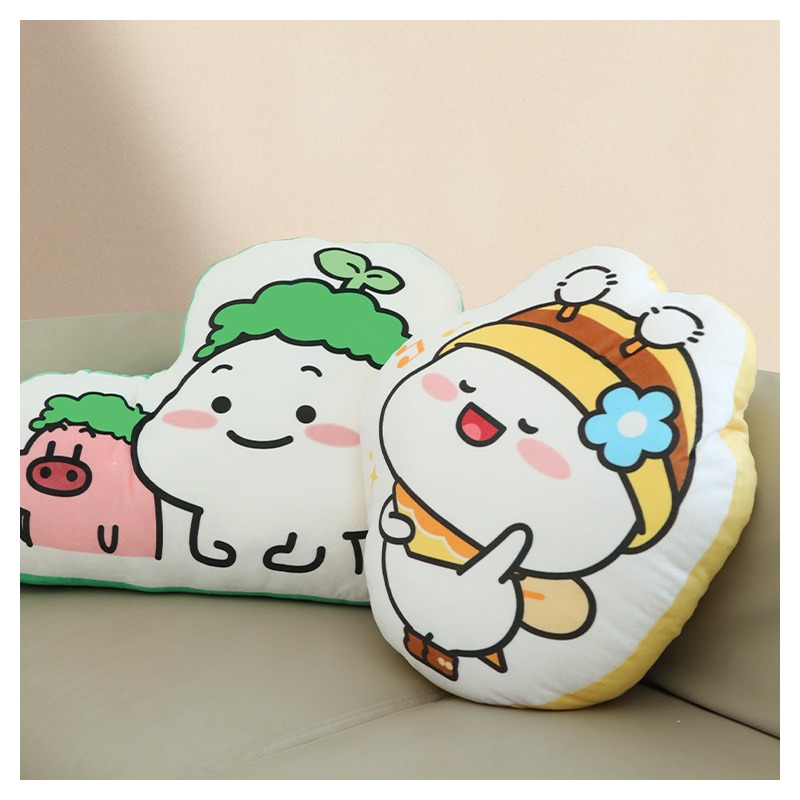 Quby Anak Patung Bed Dolls Sofa Pillow Baby Doll Plush Stuffed Toy ...