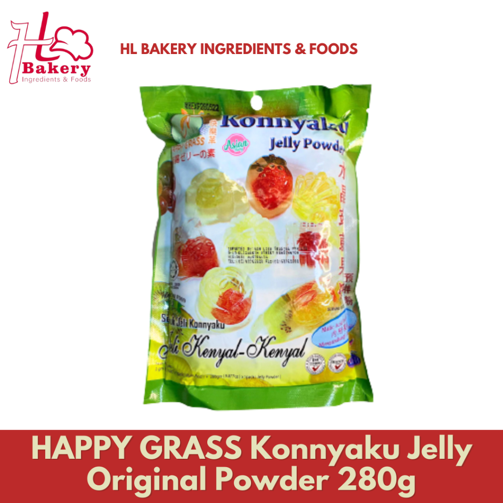 HAPPY GRASS Konnyaku Jelly Original Powder 280g | Shopee Malaysia