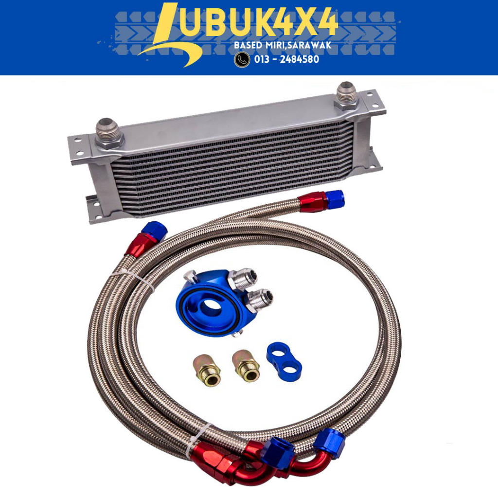 Oil Cooler Engine Kit Transmission Hose Relocation Kit With Oil Adapter ...