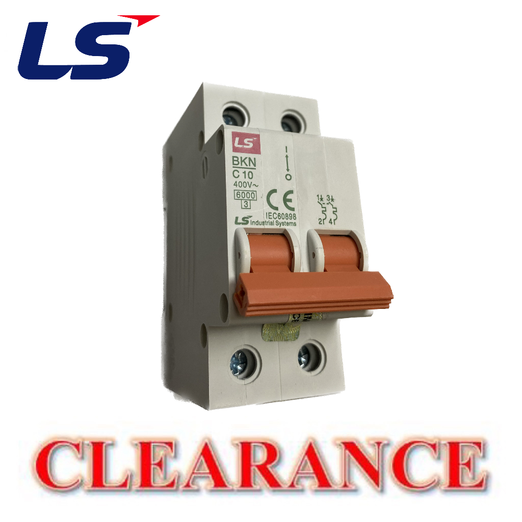 LS ELECTRIC BKN C10A/ C16A/ C32A/ C63A MINIATURE CIRCUIT BREAKER 2P 400V | Shopee Malaysia
