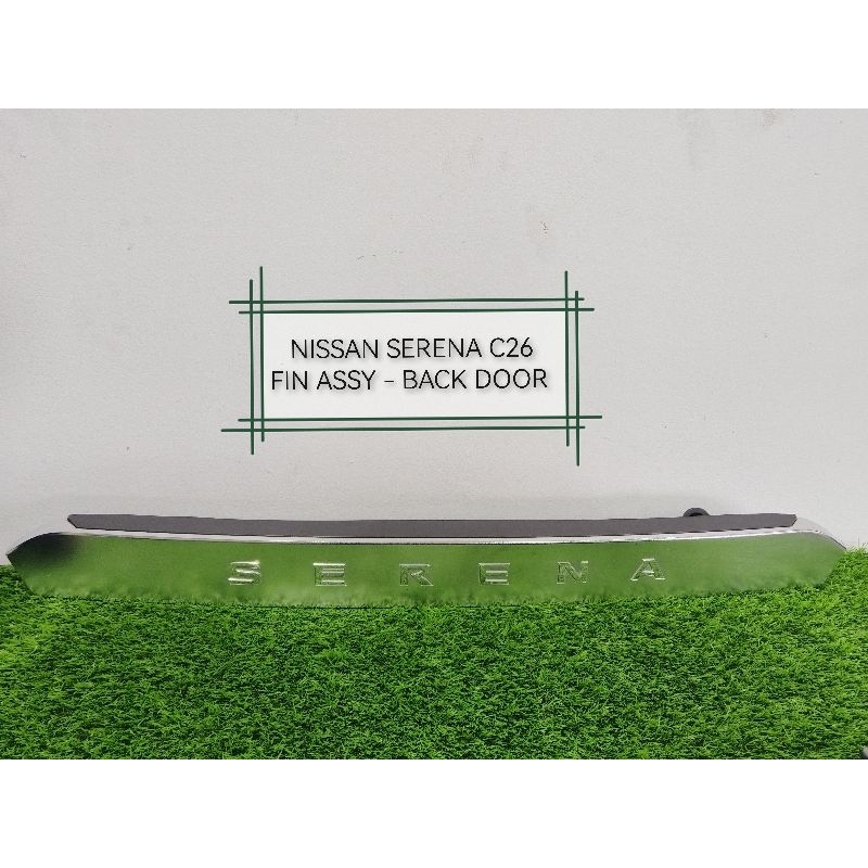 NISSAN SERENA C27 FIN ASSY GARNISH GENUINE - BACK DOOR | Shopee Malaysia