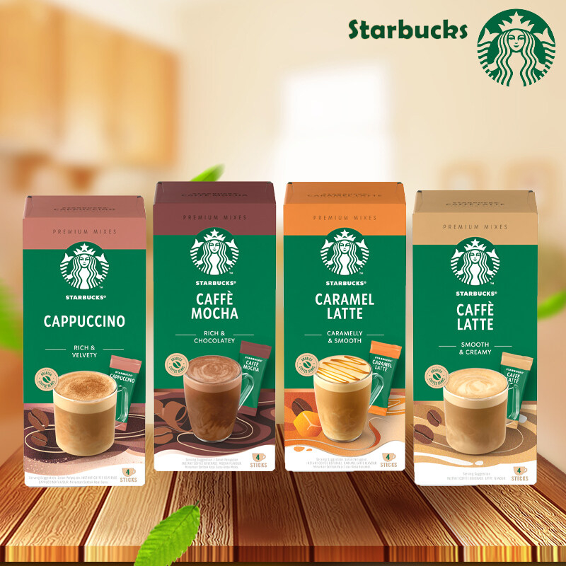 Starbucks Premium Instant Coffee Mixes - Caffe Mocha (4 Sticks) | Shopee Malaysia