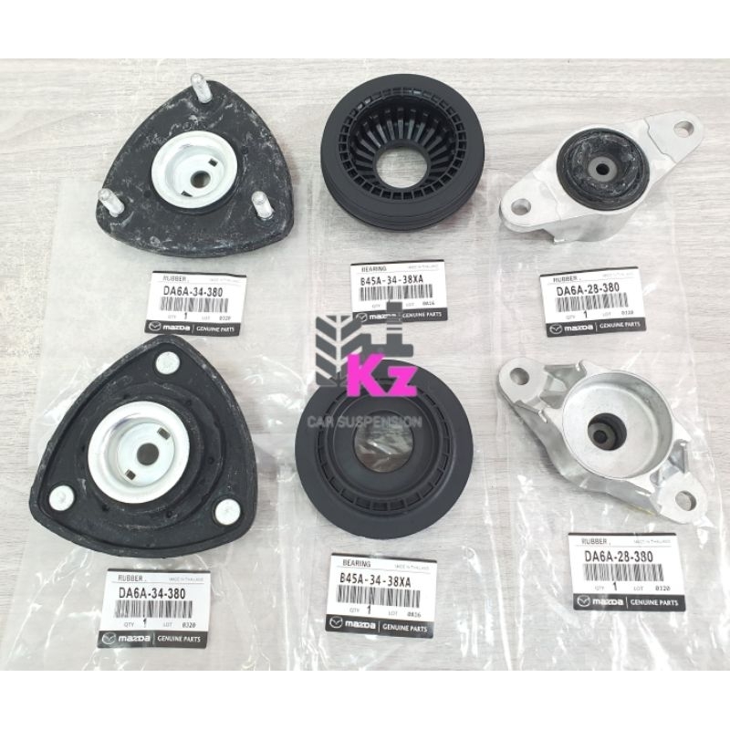 MAZDA 2 DJ2H / DL2S 2015-2018 - 6 IN 1 SET - FRONT ABSORBER MOUNTING ...
