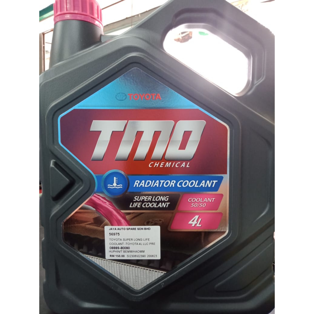 ORIGINAL TOYOTA RADIATOR SUPER LONG LIFE COOLANT PREMIX 50/50 4L -08889 ...