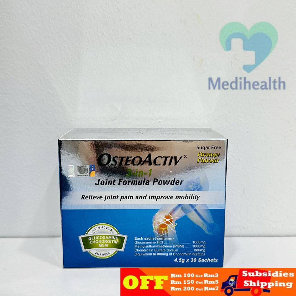 OsteoActiv 3-in-1Joint Formula Powder (4.5g x 30's) | Shopee Malaysia